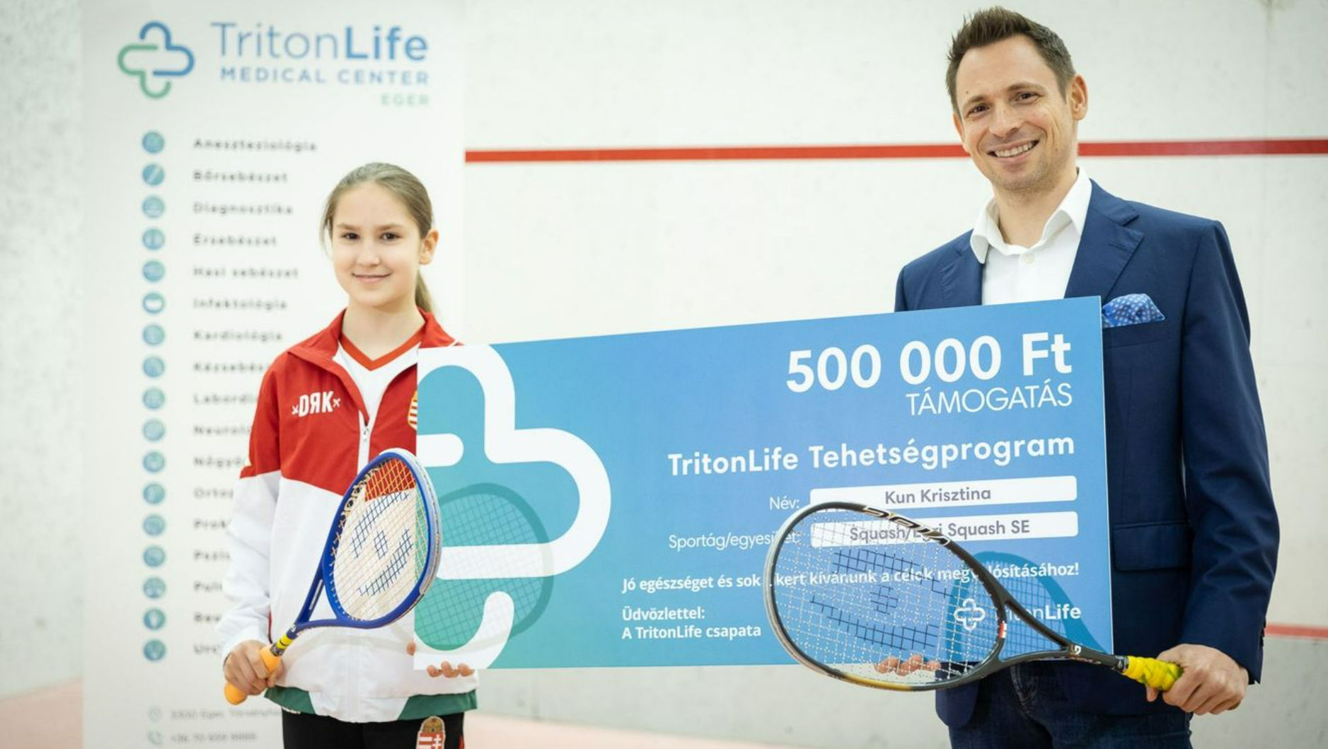 TritonLife Tehetségprogram: félmilliós támogatás a 11 éves egri sportt...